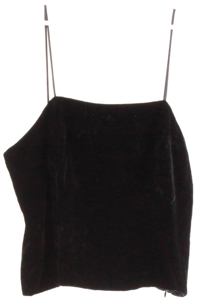 Shop Intro Black Velvet Strappy Crop Top Thriftezee