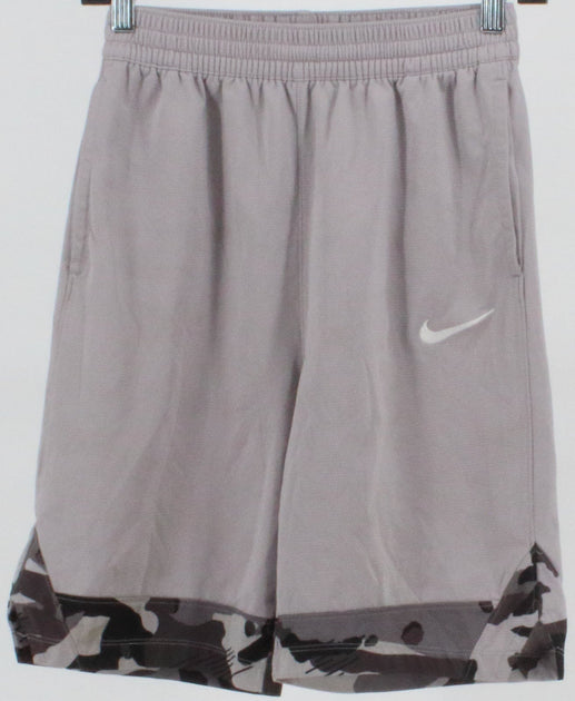 Shop Nike Dri-Fit Light Grey Sport Shorts | Thriftezee